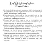 7 End Of The School Year Prayers - Coffee With Starla