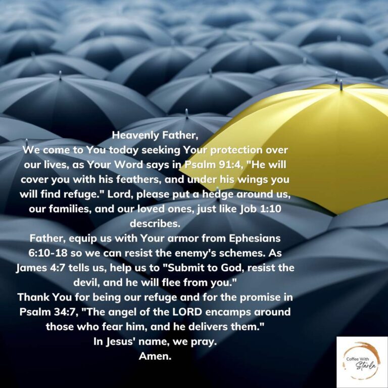 6 Prayers for a Hedge of Protection (Trust God’s Shield) - Coffee With ...